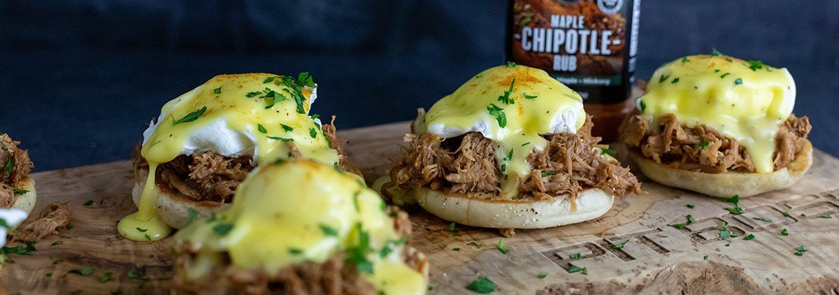 Pulled Pork Eggs Benedict | Pit Boss Grills® Recipes – Pit Boss Grills ...